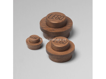 Lego drvene kuke za kačenje od obojene hrastovine, set 3 kom ( 40160901 )