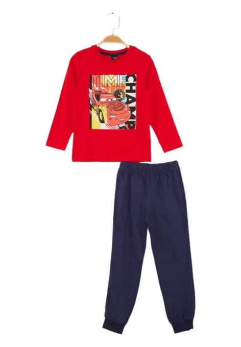 Pidžama za decu Cars crveno teget