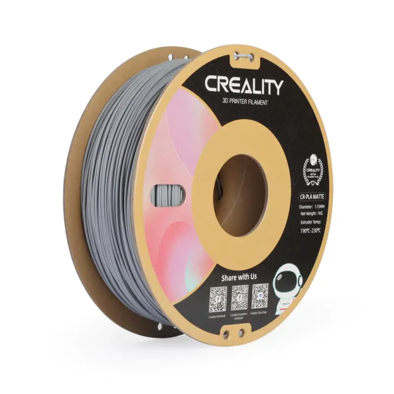 Creality CR-PLA MATT 1,75mm 1kg SIVA (GRAY)