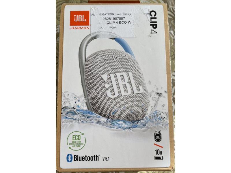 JBL Portabl Bluetooth zvučnik CLIP 4