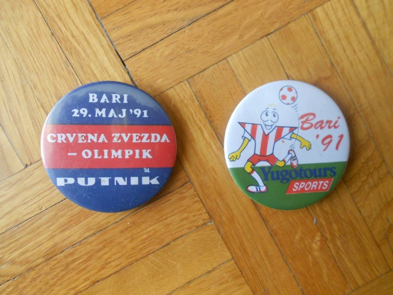 CRVENA ZVEZDA - OLIMPIK, Bari `91 PUTNIK i YUGOTOURS