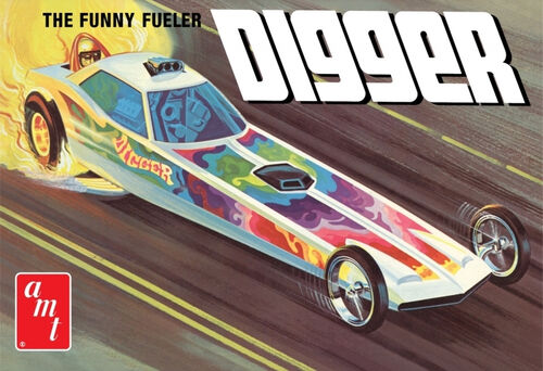 AMT/ERTL 1154 Digger Dragster - The Funny Fueler Digger