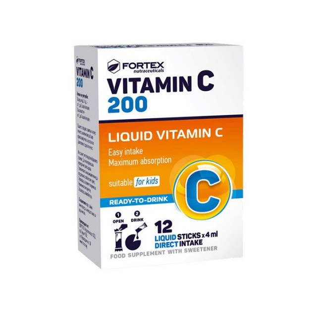 VITAMIN C LIQUID DIRECT 200mg kesice, 12kom