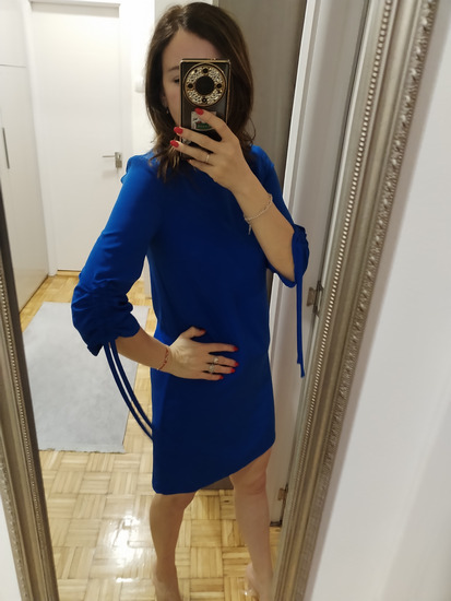H&M mastilo plava haljina