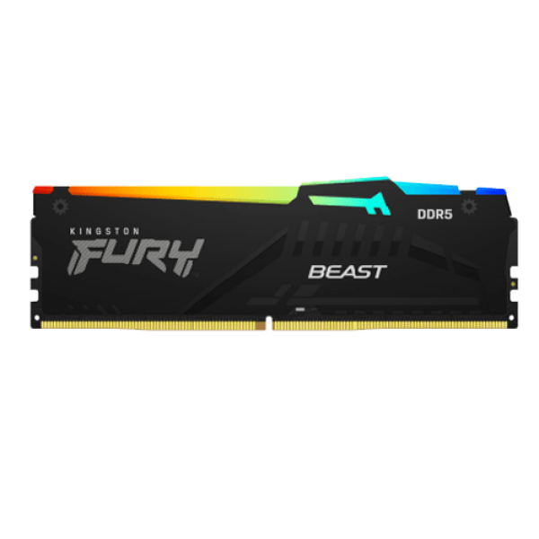 RAM DDR5 32GB 5200MT/s Kingston Fury Beast RGB Black KF552C40BBA-32