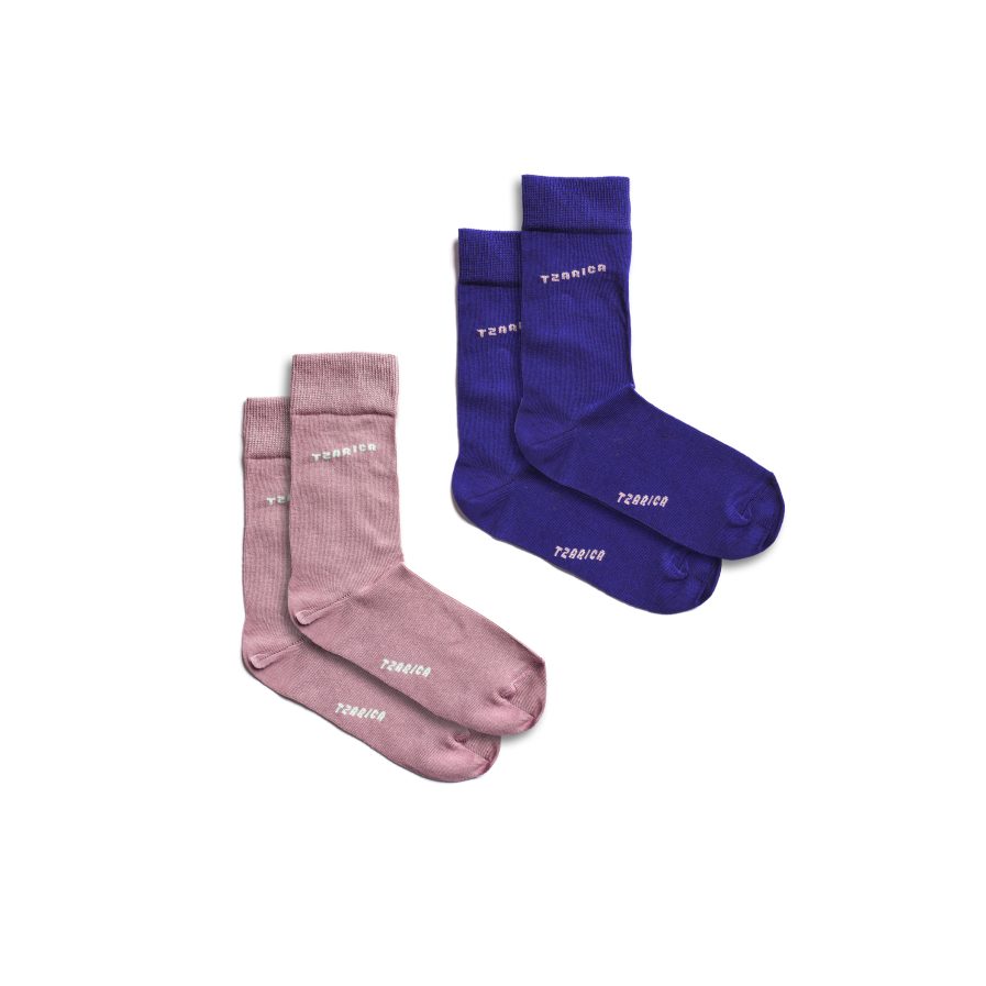 Tzarica čarape, ljubičasto-roze set