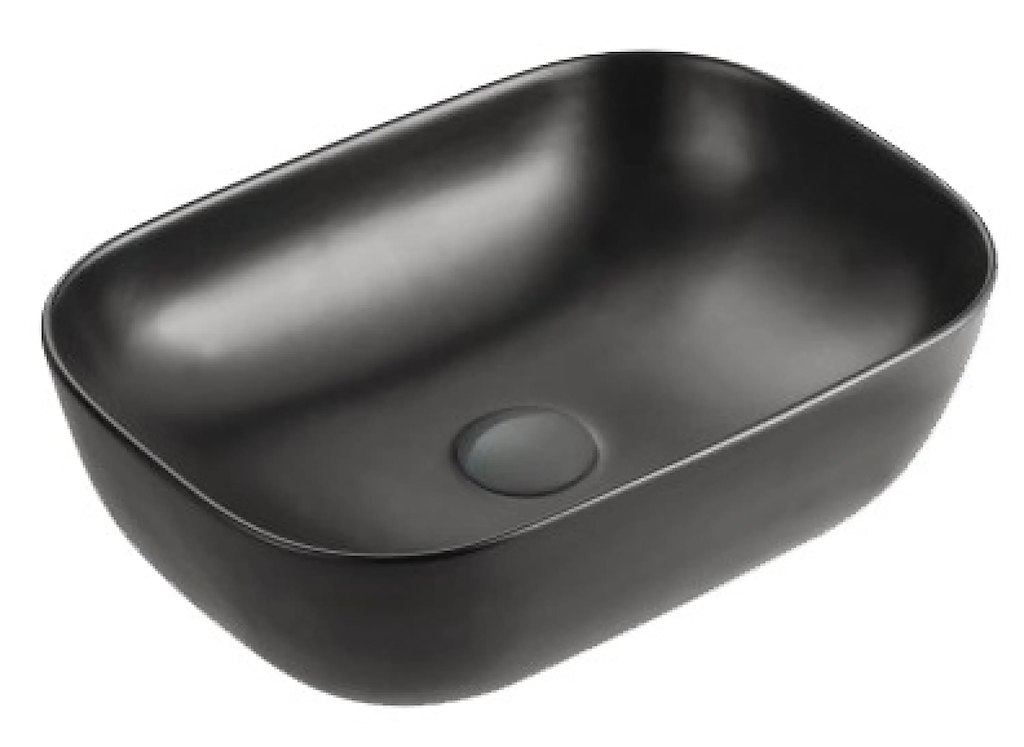 LAVABO SMILE 3 E-6255 CRNI MAT