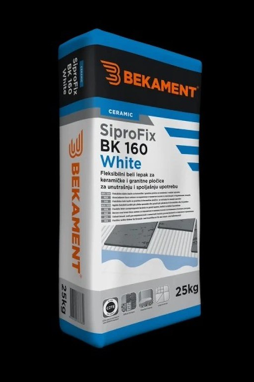 LEPAK SIPROFIX BK 160 WHI.25KG