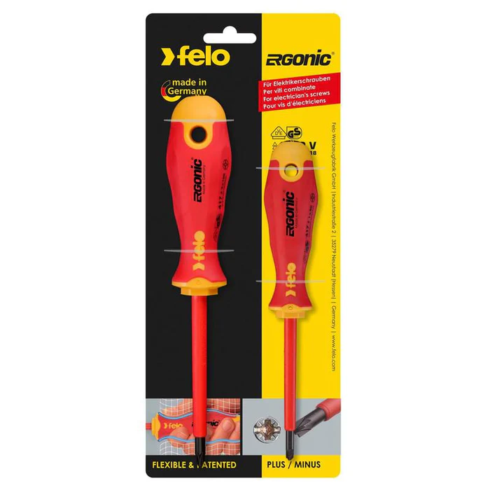 Set šrafcigera Felo Ergonic VDE XENO SL/PZ 41792191 2 kom u blisteru