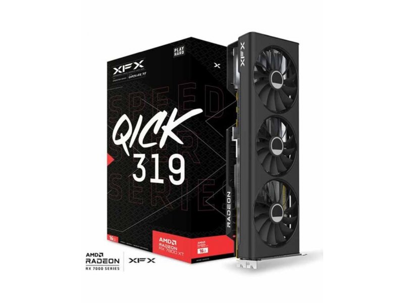 XFX GRAFICKA KARTA AMD RX-7800XT 16GB QICK319 256 BIT 3XDP/HDMI