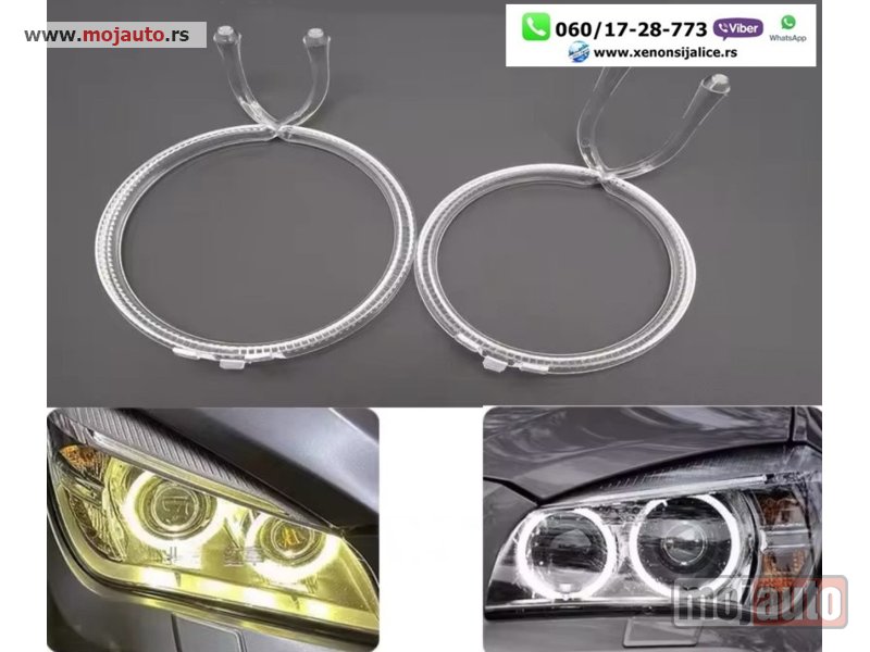 Led dnevno svetlo fabricki model u faru led prstenovi bmw x1 e84 xenon lci