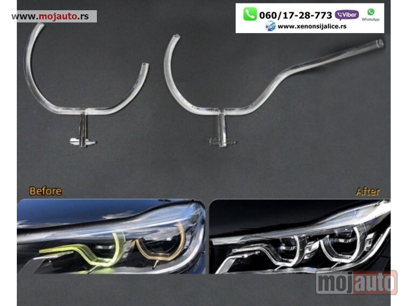 Led dnevno svetlo fabricki model u faru led prstenovi bmw 7 g11 g12