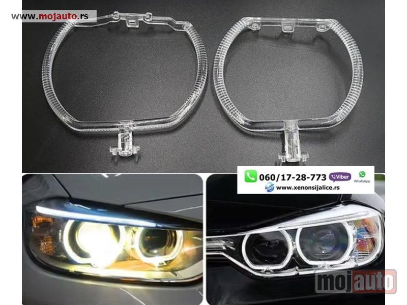 Led dnevno svetlo fabricki model u faru led prstenovi bmw 3 f30