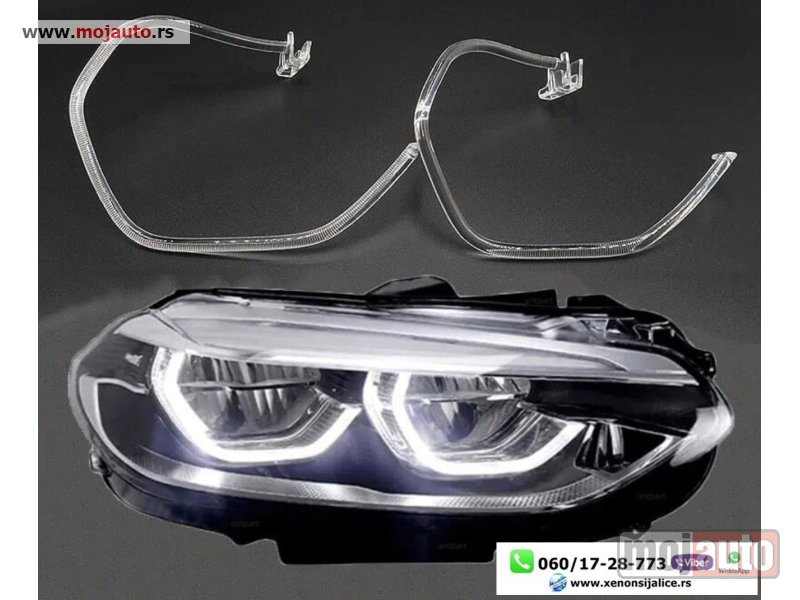 Led dnevno svetlo fabricki model u faru led prstenovi bmw 1 f52