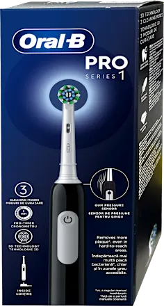 Oral-B
PRO SERIES 1 električna četkica za zube - crna, 1 kom