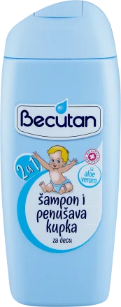 Becutan
2u1 šampon i penušava kupka za decu, 200 ml