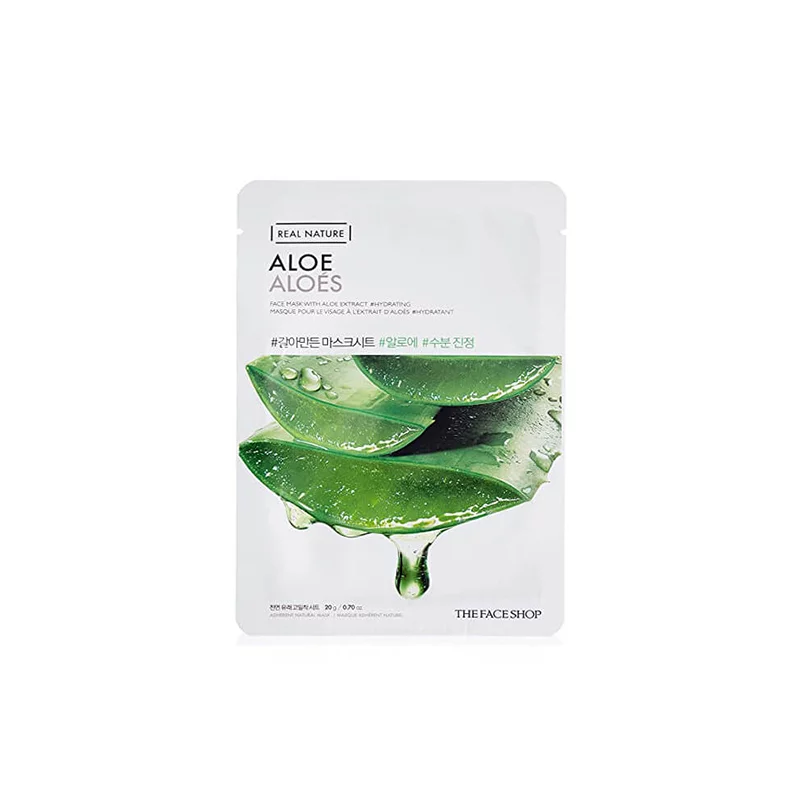 Real Nature Face Sheet Mask With Aloe Extract