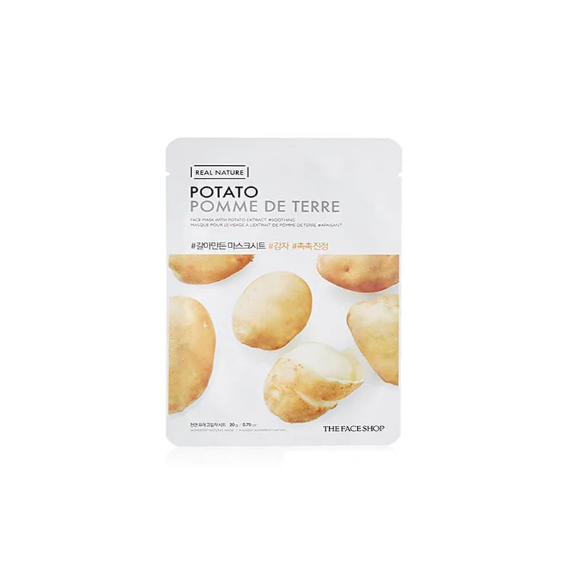 Real Nature Face Sheet Mask With Potato Extract