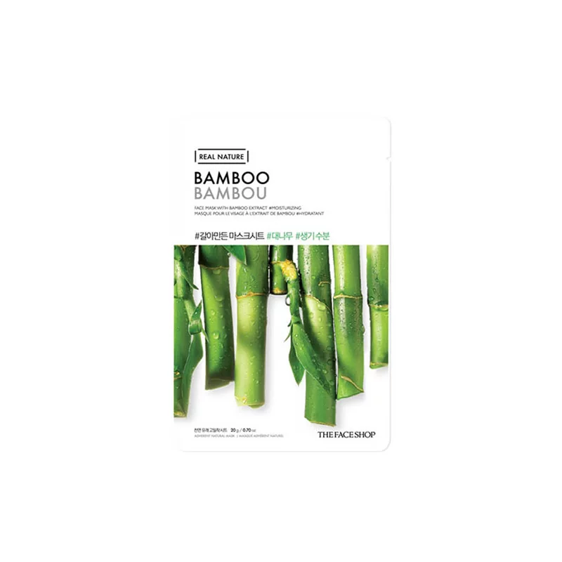 Real Nature Face Sheet Mask With Bamboo Extract