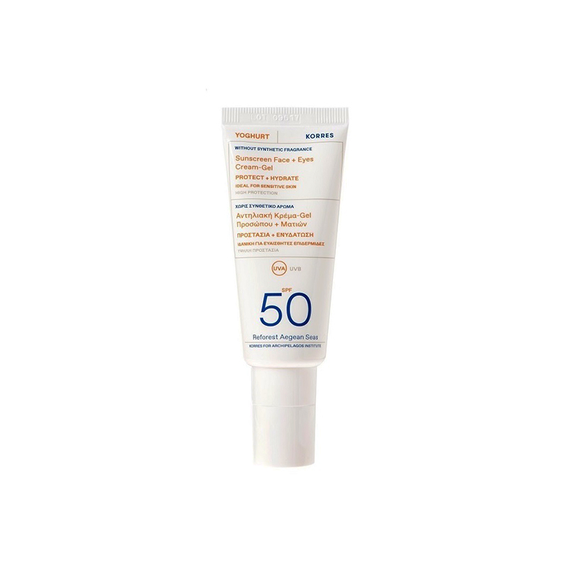 Yoghurt SPF50 Face & Eyes Gel for Sensitive Skin 40ml