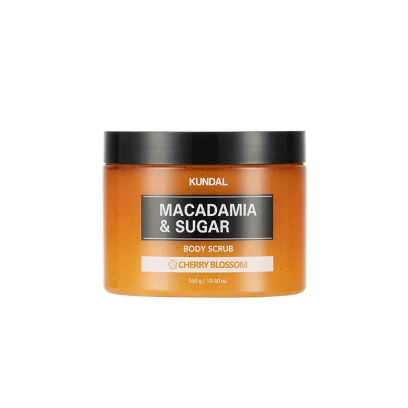 Honey & Macadamia Body Scrub, Cherry Blossom 550gr