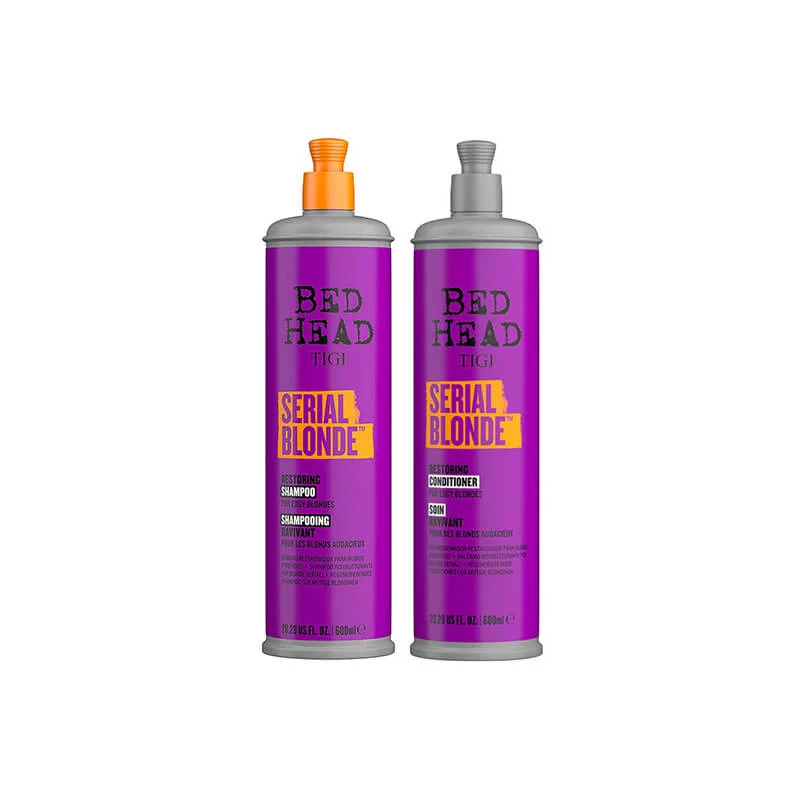 Bed Head Serial Blonde LARGE Shampoo & Conditioner Duo 2x600ml