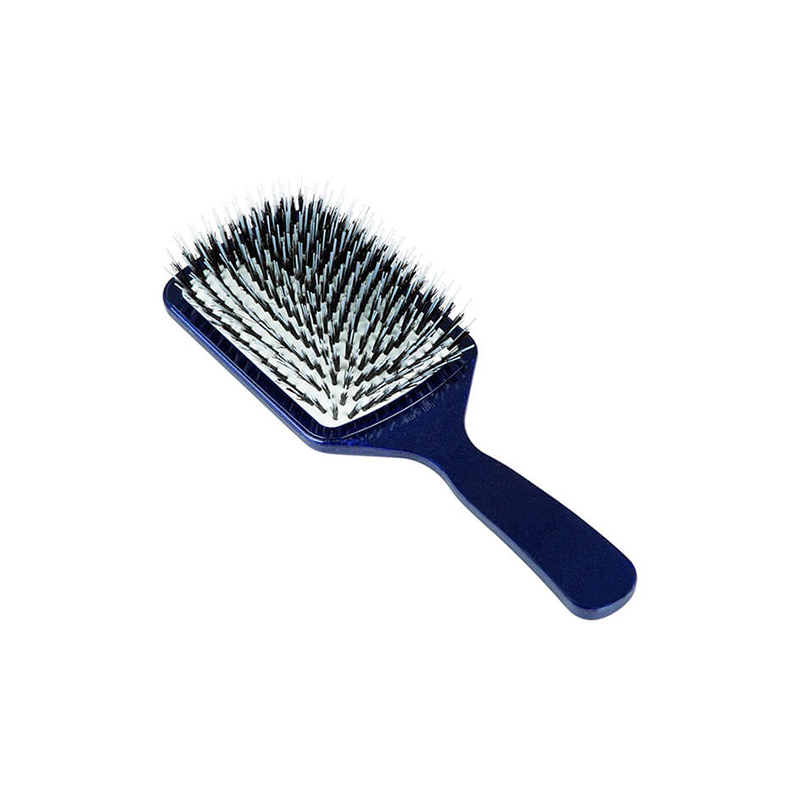 Hair Extension High Quality Plastic Paddle Brush with Boar Bristle & Nylon Monofilament