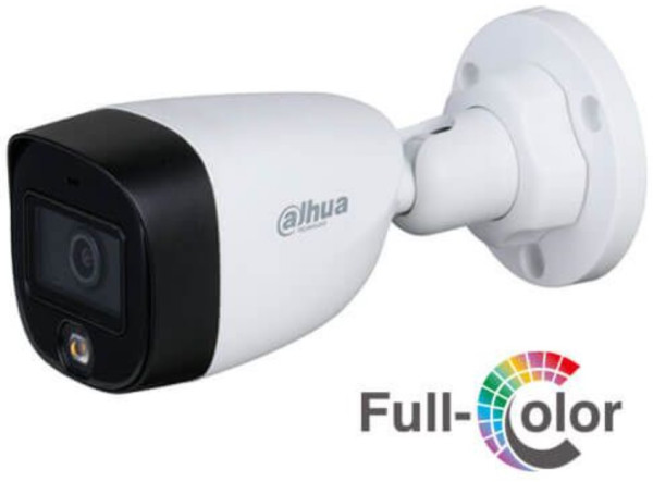 Dahua kamera HAC-HFW1209CP-LED-0280B 2Mpix 2.8mm 20m, 24/7 Full Color, 4u1, HDCVI