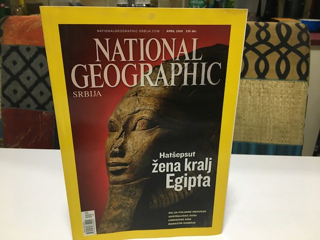 National geographic april09 Hatšepsut žena kralj Egipta