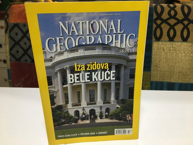 National geographic januar 2009 Iza zidova bele kuće