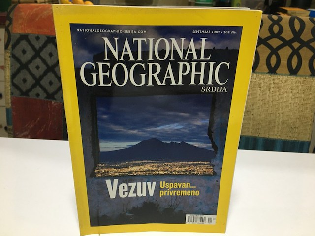 National geographic septembar 2007 Vezuv Uspavan privro