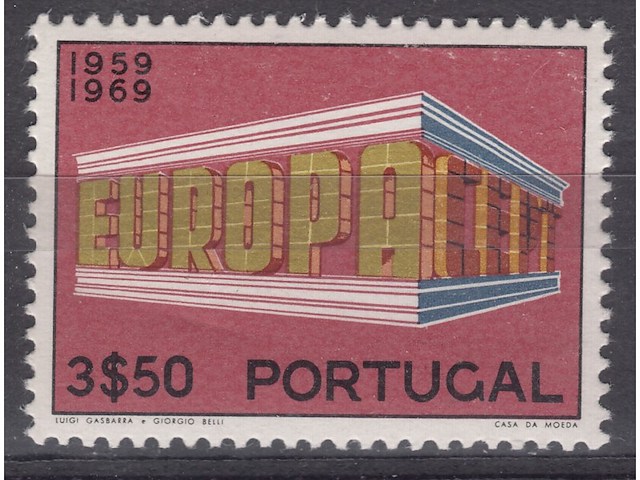 Portugalija 1969 Evropa serija **