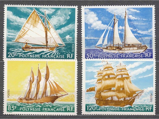 Francuska Polinezija 1977 Brodovi serija **
