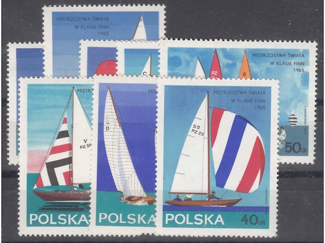 Poljska 1965 Brodovi serija **
