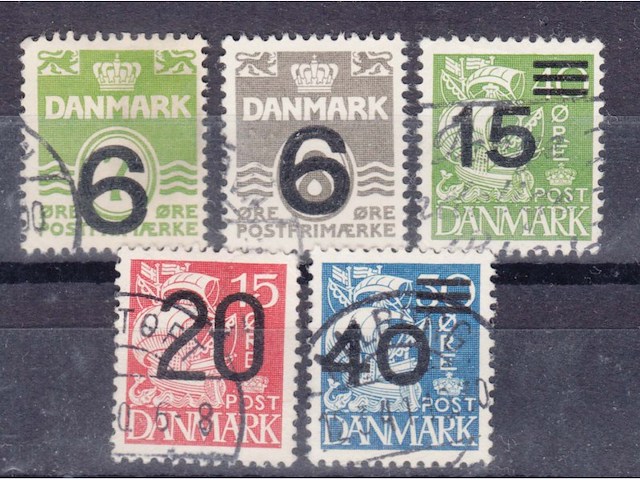 Danska 1940 Mi#253-257 serija poništeno