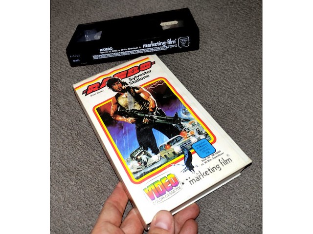 RAMBO First Blood 1982 ORIGINALNI VHS RARE!