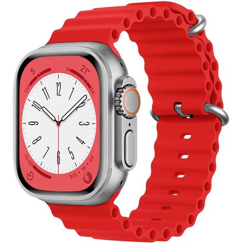 Smart Watch Ocean Strap 44/45/49mm Red