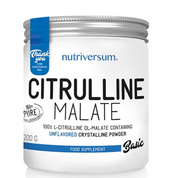 NUTRIVERSUM Citrulline Malate 200gr