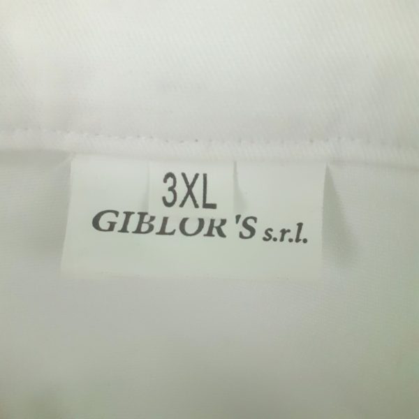 Kuvarska bluza Giblor’s, Vel.3XL bela, kratak rukav