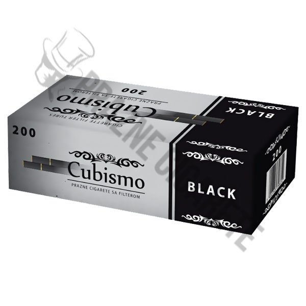 Crne Prazne Cigarete sa Filterom 200