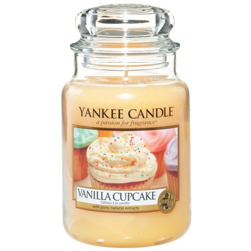 Vanilla Cupcake - Yankee Candle mirisna sveća L (vanila, miris kolača)