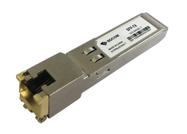 BDCOM SFP+TX, 10GE SFP+ to RJ45 (10M/100M/1000M/2.5G/5G/10G)