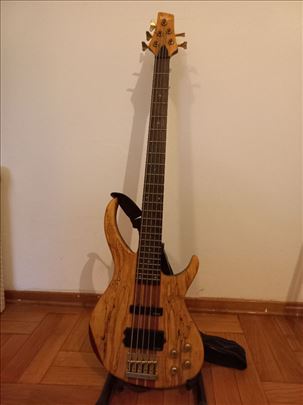 Vintage V1005SP 5 string bass Spalted Maple