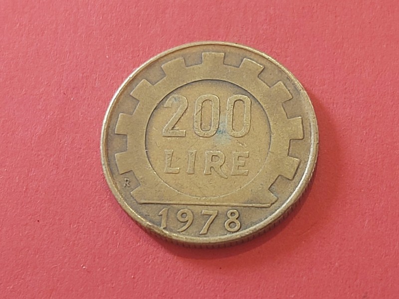 Italija - 200 lira 1978 god