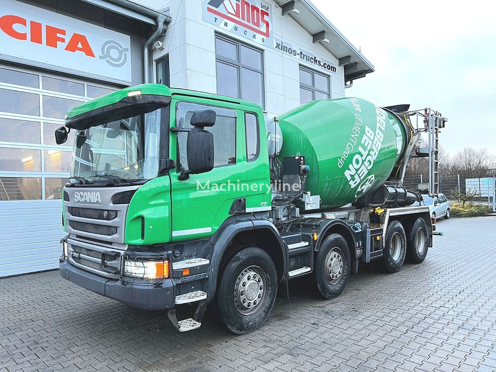 Scania P370 Stetter 9m³ - TOP condition - German kamion s mešalicom za beton