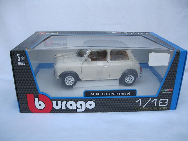 1:18 burago mini cooper