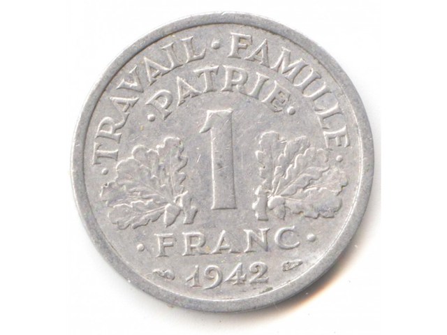 Francuska 1 franc 1942