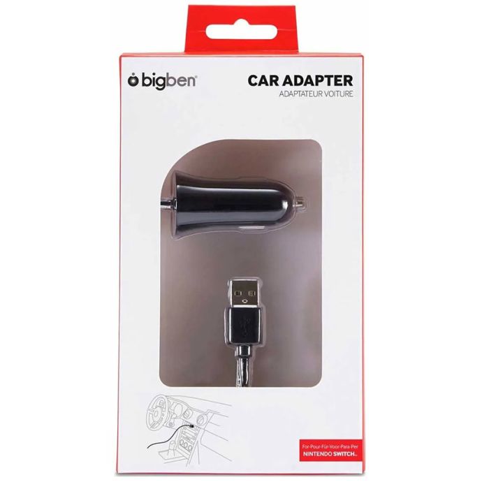 Punjač za kola Nacon BigBen Car Adapter 2.4A USB-C za Nintendo SWITCH