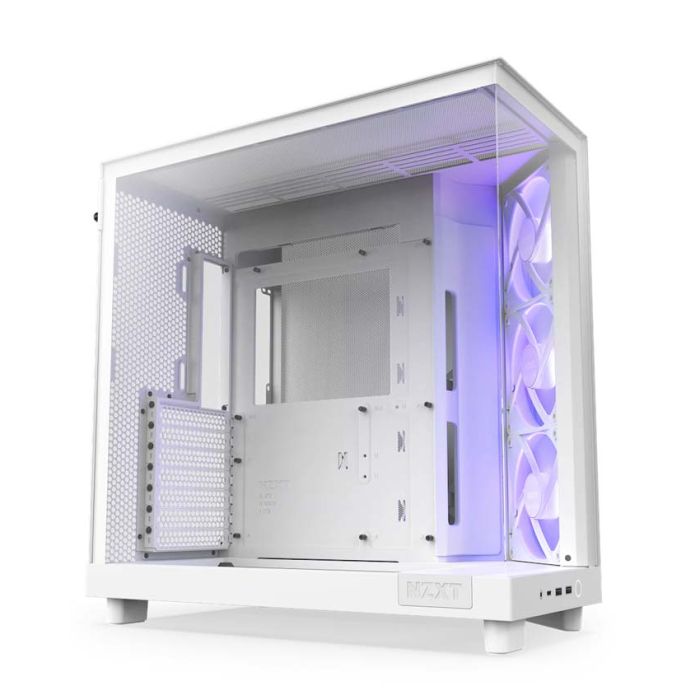 Kućište NZXT H6 Flow RGB (CC-H61FW-R1) White