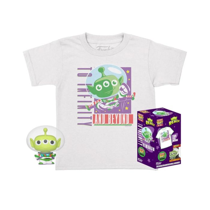 Figura Funko POP&Tee - Disney Alien Buzz